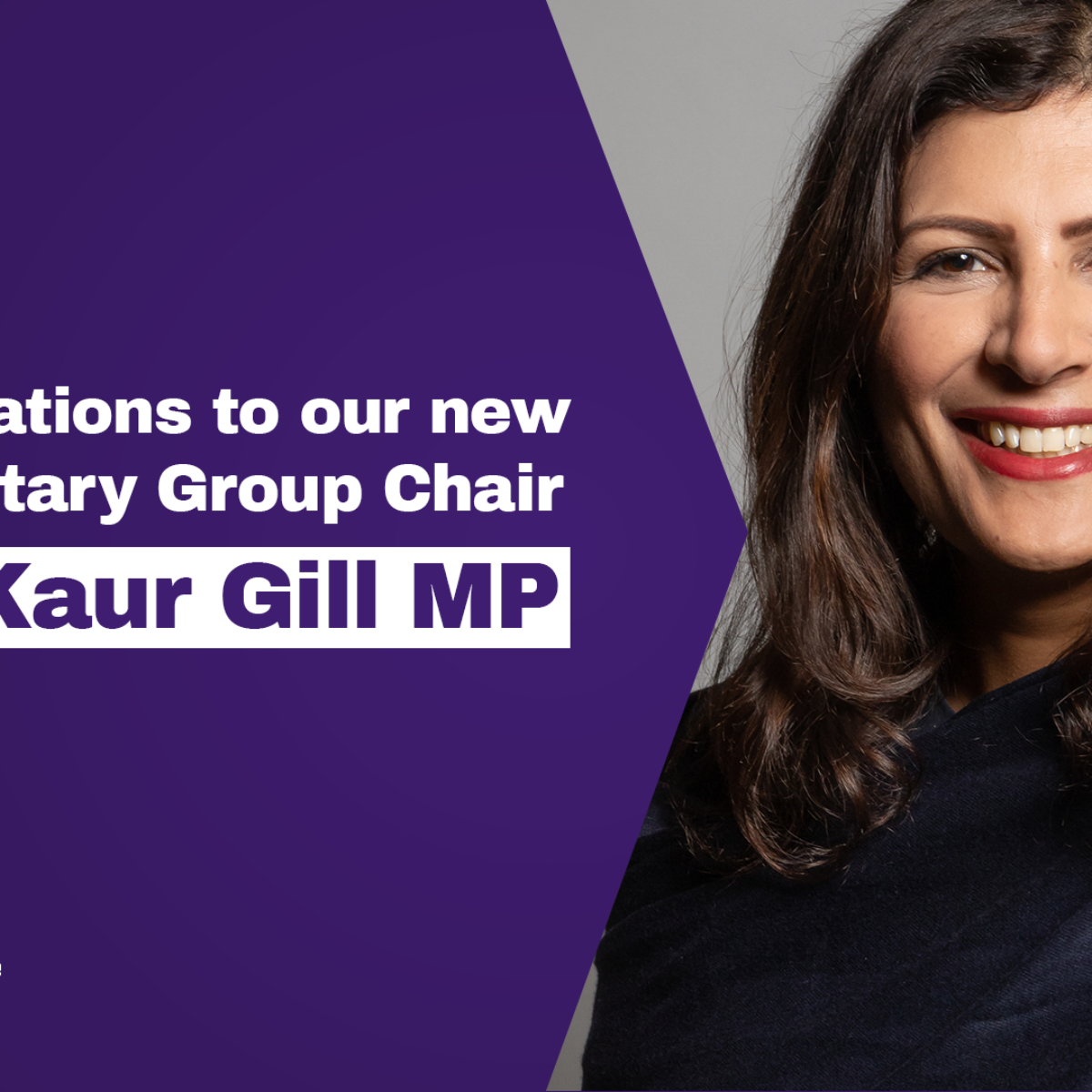 Preet Kaur Gill MP – Co-operative Party