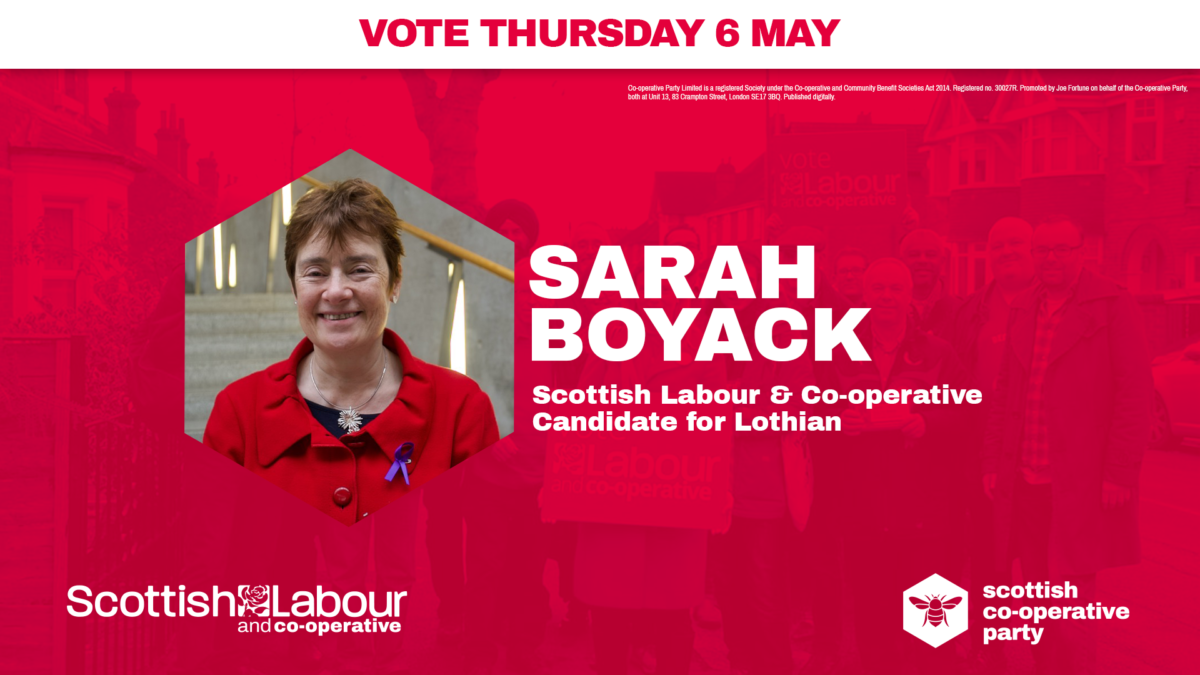 Scottish Parliament Elections 2021 – Co-operative Party