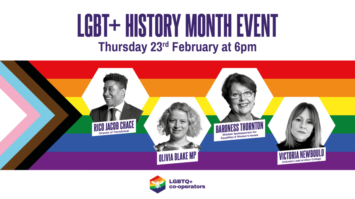 Online LGBTQ+ History Month Event – Co-operative Party