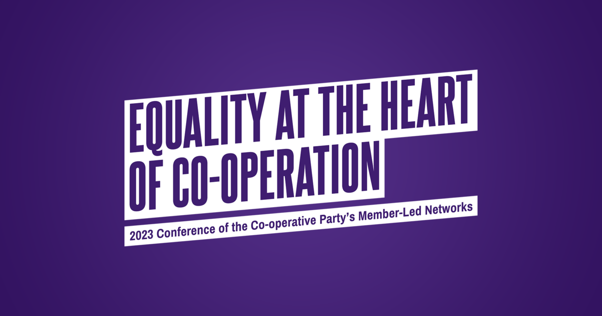 Equalities Conference 23 – Co-operative Party