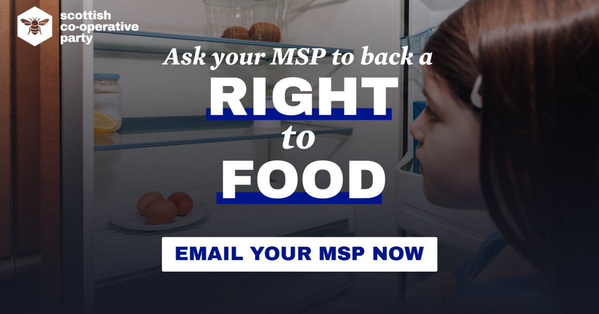 Ask your MSP to stand up for the Right to Food bill – Co-operative Party