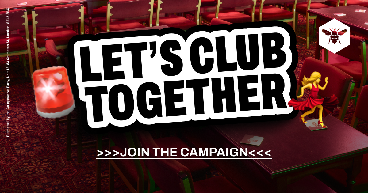 Club together: Save our social clubs – Co-operative Party