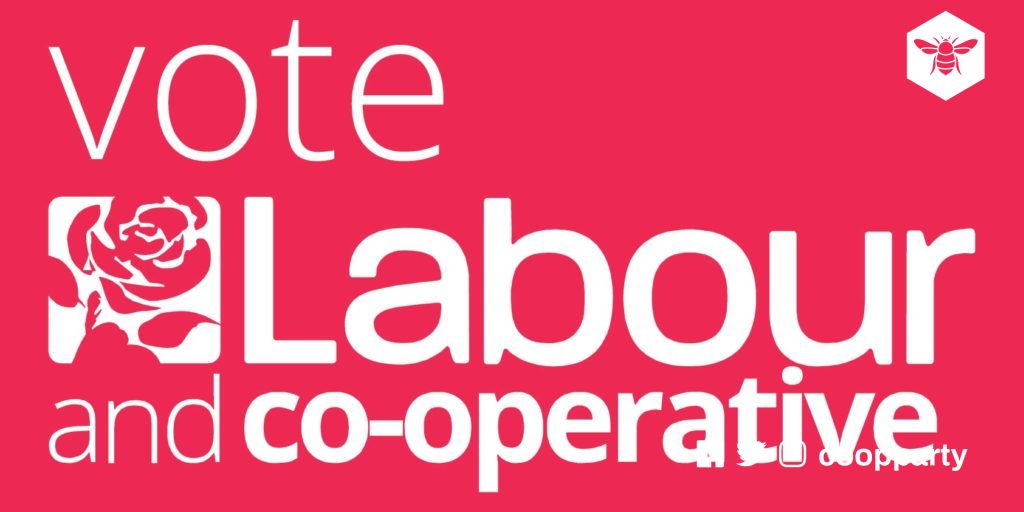 Vote Labour & Co-operative Display Board – Co-operative Party