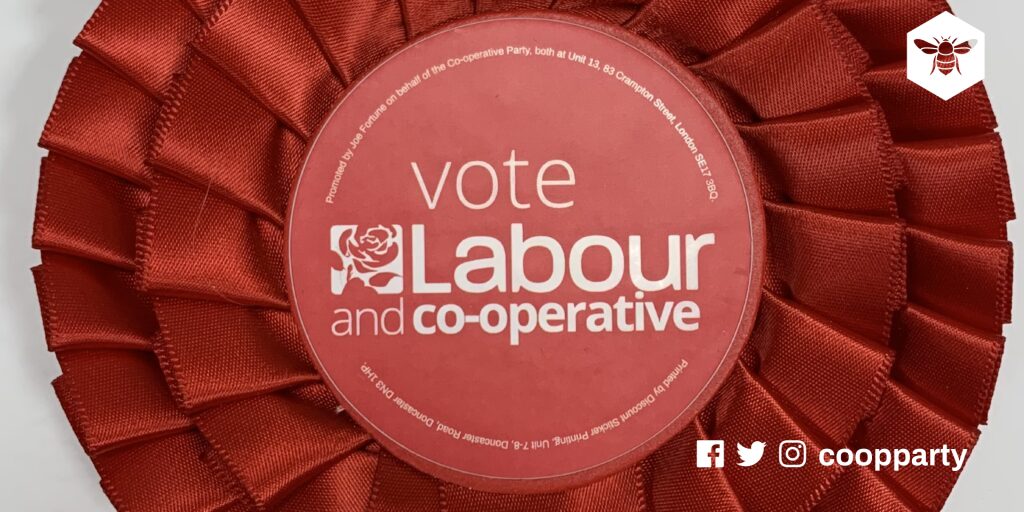Labour & Co-operative Rosette – Co-operative Party