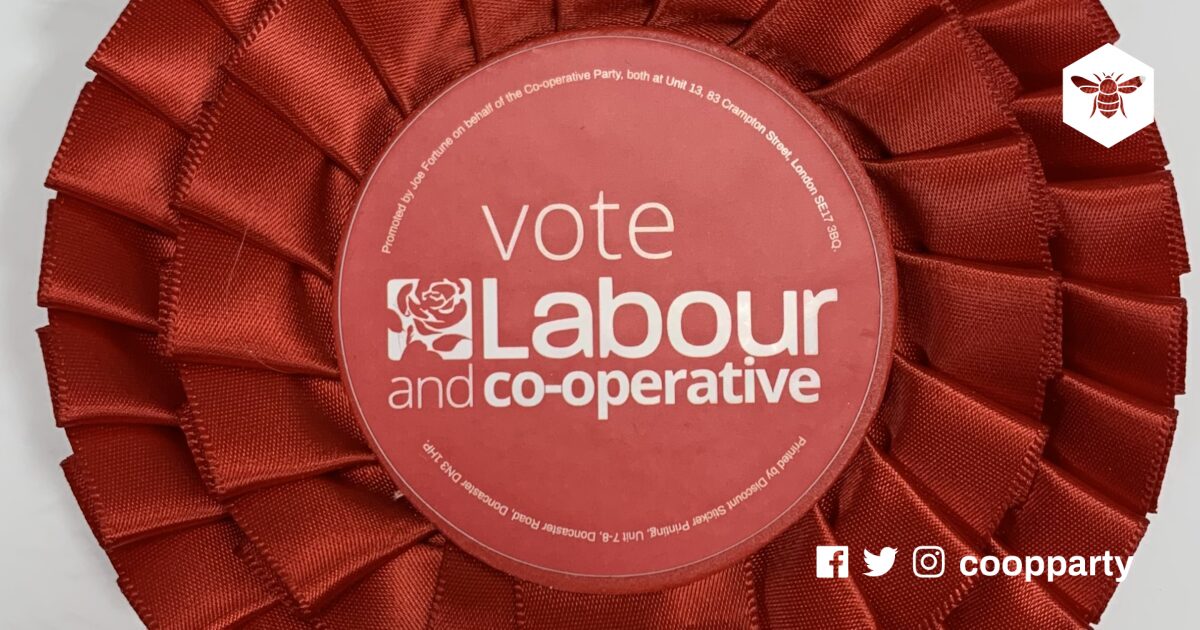 Labour & Co-operative Rosette – Co-operative Party
