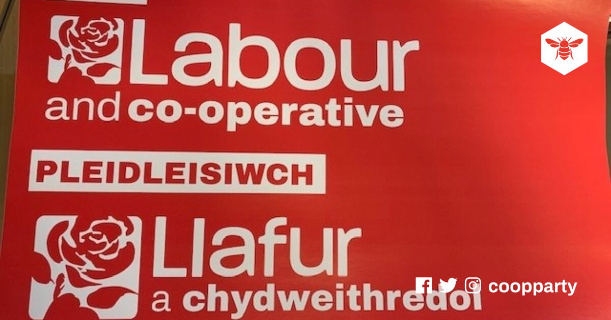 Welsh Labour & Co-operative posters A4 (pack of 20) – Co-operative Party